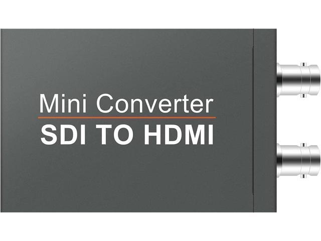Jansicotek 3G SDI to HDMI Converter Audio Video Adapter Support HD-SDI ...