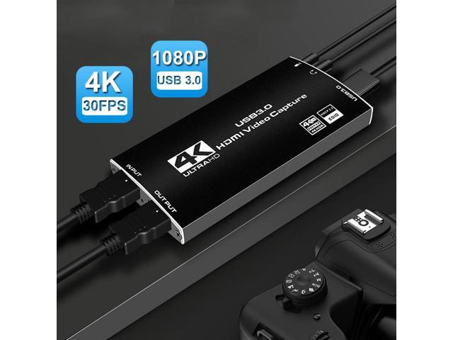 4K Capture Card, HDMI Video Capture Card to USB3.0 with Microphone ...