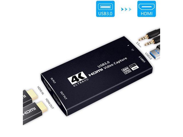 Upgraded 4k@60hz HDMI Video Capture Card, 1080P 60FPS HD Game Capture ...