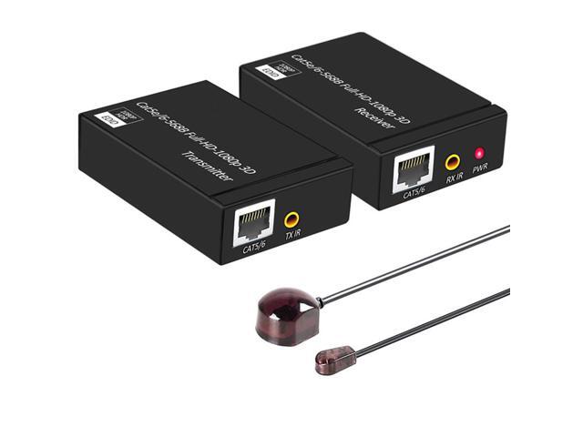 Jansicotek 60 Meter HDMI Extender (Tx + Rx) Via Single RJ45 Cat6 ...