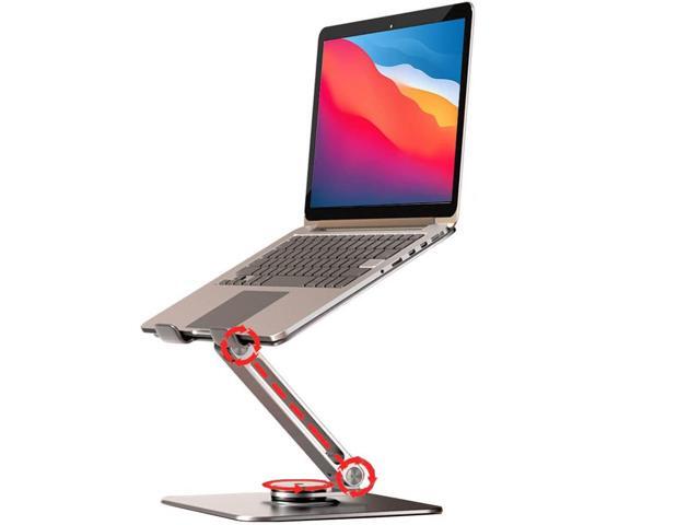 Ultra-Stable Aluminumy Laptop Stand with 360 Rotating Base, 300% Large ...