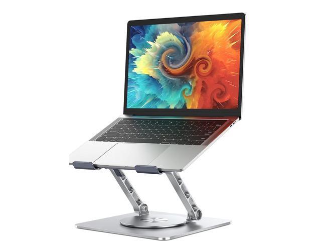 Adjustable Laptop Stand for Desk, Swivel Aluminum Laptop Riser ...