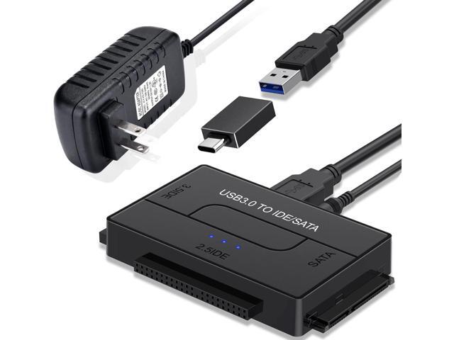 USB C to SATA IDE Adapter - External Hard Drive Adapter Converter Kit ...