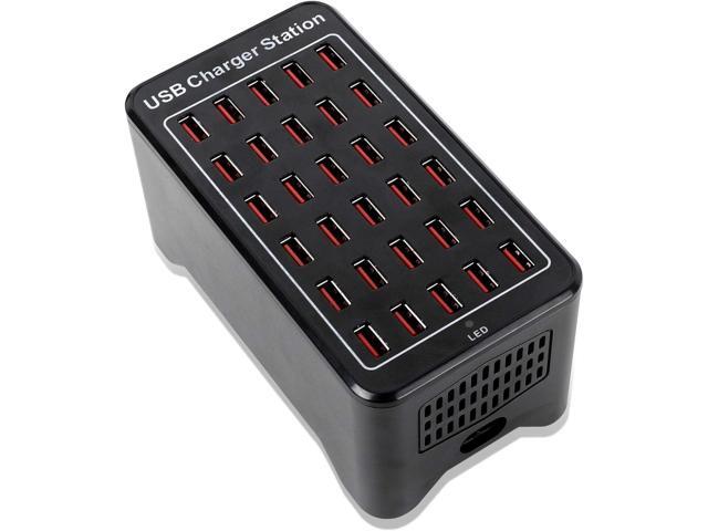 30 Ports USB Charger, 150W 30A Desktop USB Charging Station with iSmart ...
