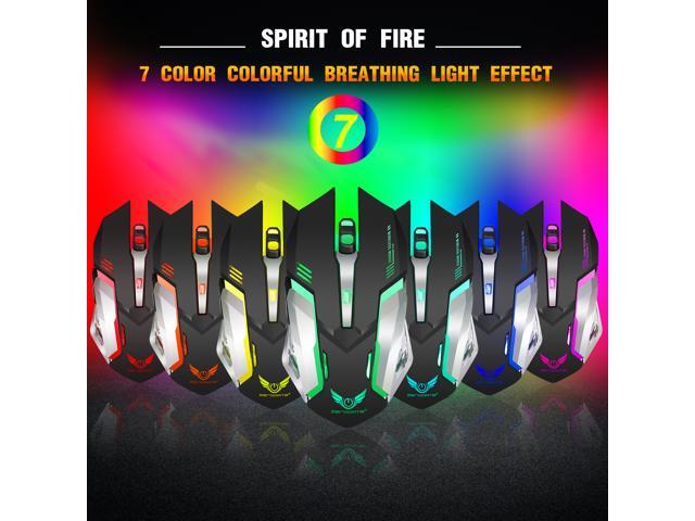 ZERODATE X70 Wireless Gaming Mouse, 2.4G Cordless Computer PC Gaming ...