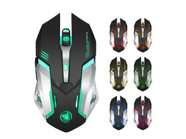 HXSJ M10 Wireless Mouse 2.4GHz Gaming Mouse Ergonomic Design Gaming ...