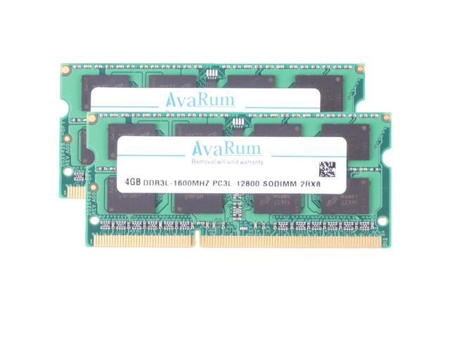 Avarum RAM equal to 8GB Kit (2 x 4GB) DDR3L 1600 MT/s (PC3L-12800) SODIMM 204-Pin 1.35V Laptop ...