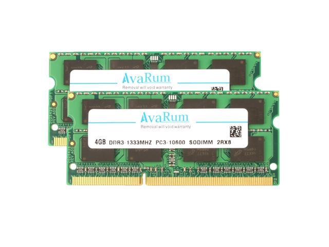 Avarum RAM equal to 8GB (2 x 4GB) 204-Pin DDR3 SO-DIMM DDR3 1333 (PC3 10600) Memory for Apple ...