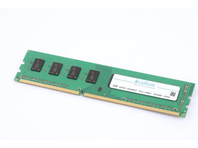 Avarum RAM equal to 4GB 240-Pin PC RAM DDR3 1333 (PC3 10600) Desktop Memory Model CT51264BA1339 ...
