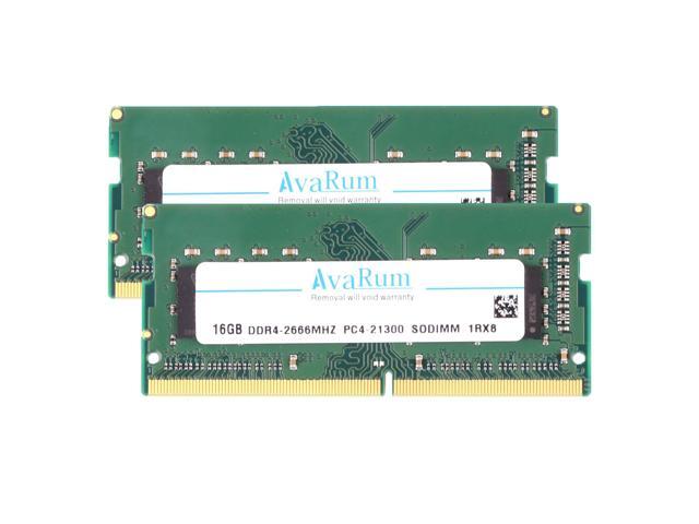 Avarum RAM equal to 32GB (2 x 16GB) 260-Pin DDR4 SO-DIMM DDR4 2666 (PC4 21300) Laptop Memory ...