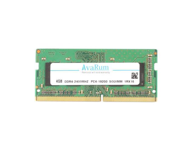 Avarum RAM equal to - DDR4 - 8 GB: 2 x 4 GB - SO-DIMM 260-pin - 2400 MHz / PC4-19200 - CL17 - 1. ...
