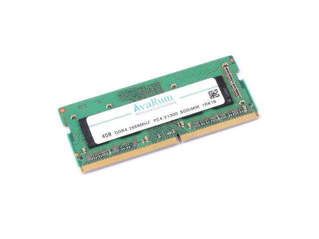 Avarum RAM equal to 4GB Single DDR4 2666 MT/s (PC4-21300) CL19 x16 SODIMM 260-Pin Memory ...