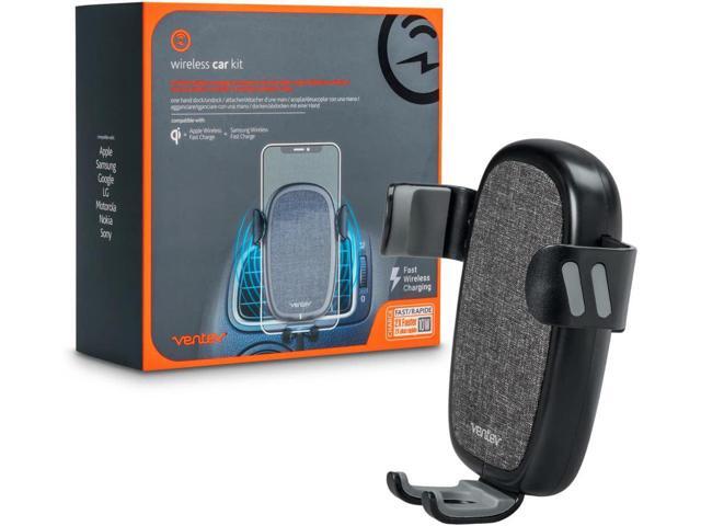 Refurbished: Ventev Qi 10W Fast Charging Wireless Car Mount Kit MNTQIV2VNV - BLACK - Newegg.com