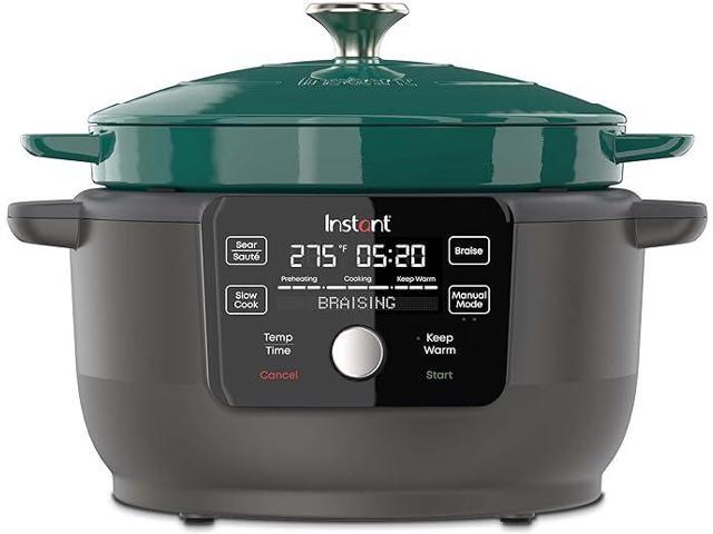 Refurbished: Instant Pot Electric Round Dutch Oven 6-Quart 1500W 5-in-1 ...