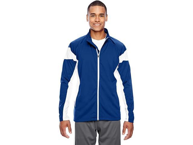 Team 365 TT34 Men's Elite Performance Full-Zip Sport Royal White XL ...