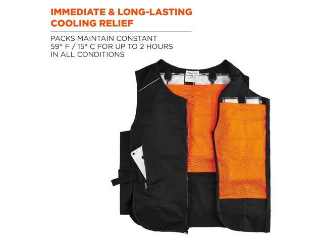 Refurbished: Ergodyne Chill Its 6260 Cooling Vest with Rechargeable Ice ...