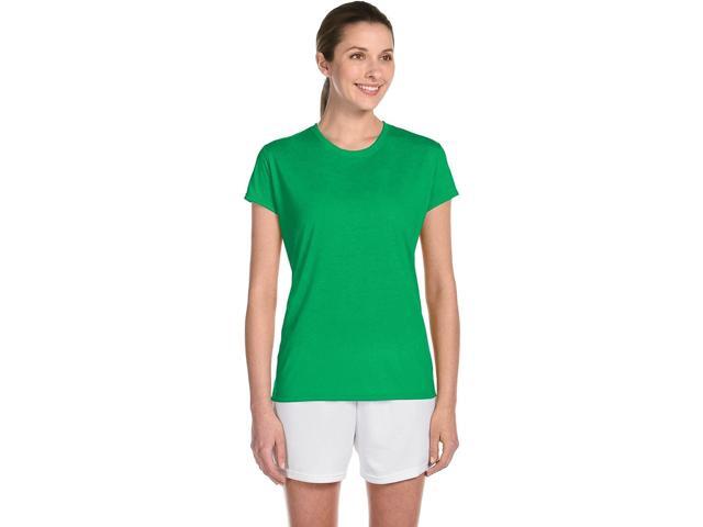 Refurbished: Gildan 42000L Ladies' Performance T-Shirt Irish Green S ...