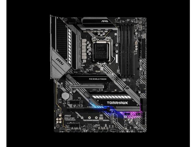 Refurbished: MSI MAG B460 TOMAHAWK Intel B460 1200 LGA ATX M.2 Desktop ...