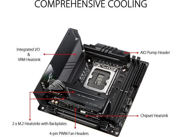 Refurbished: ASUS ROG STRIX Z690-I GAMING WIFI Intel Intel Z690 LGA ...