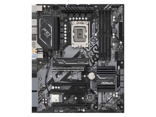 Refurbished: ASRock B660 Pro-C/ax Intel LGA 1700 B660 ATX M.2 Desktop ...