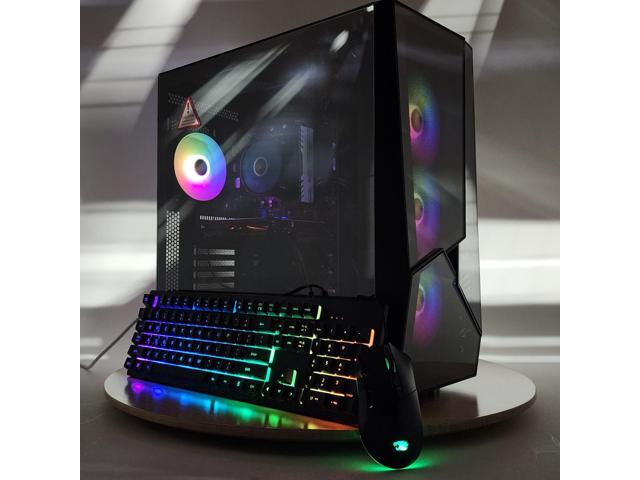 Refurbished: iBUYPOWER IBP SLATE5MR 214I i5-11400F 8GB 512GB SSD RX 570 ...