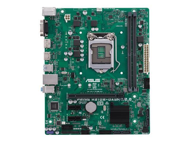 ASUS PRIME H310-DASH R2.0 Intel LGA 1151 H310 EATX Desktop Motherboard ...