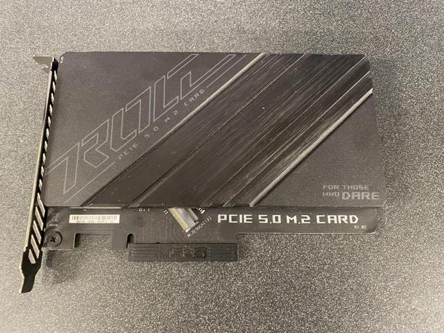 Refurbished: ASUS ROG M.2 PCIe Card - Gen5 PCIe Ready - Newegg.com