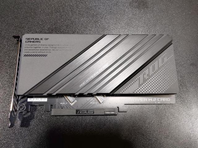 Refurbished: ASUS ROG M.2 CARD PCIE 5.0 NVME M.2 EXPANSION CARD ...