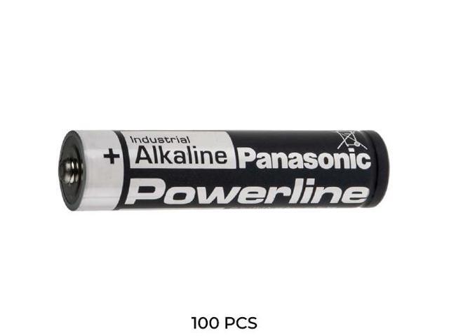 100-Pack AAA Panasonic Powerline LR03ADB Industrial Alkaline Batteries ...