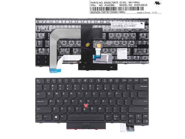 US Keyboard for ThinkPad T470 T480 BLACK With Point SticK No Backlit ...
