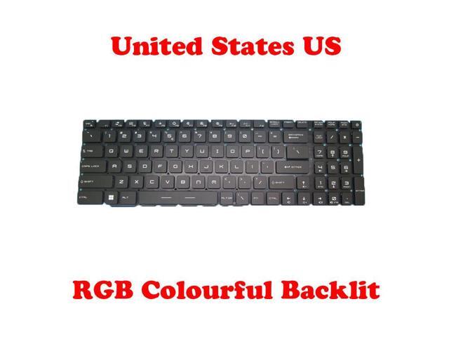 Per-Key RGB Backlight US Keyboard For MSI GE77 HX-12U GE77HX 12UGS ...
