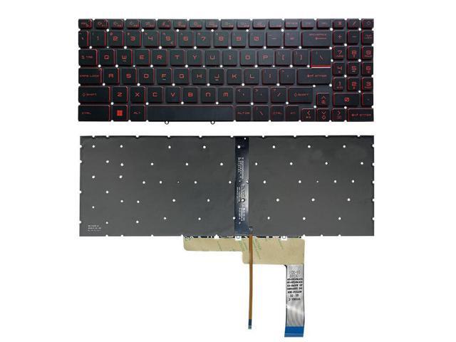 Replacement keyboard for Monochrome Backlit GF66 US Keyboard For MSI ...