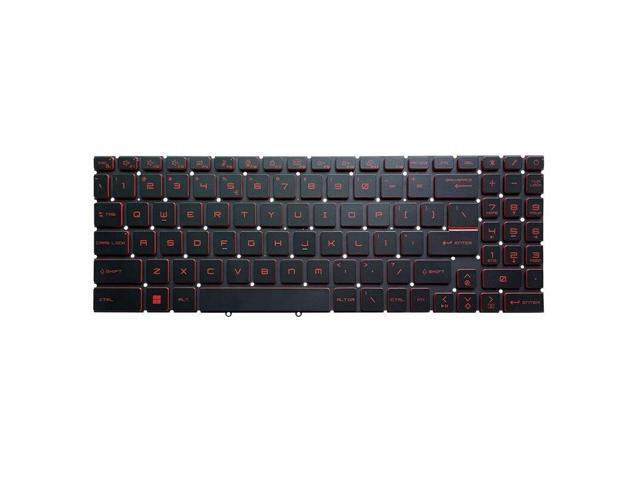 Backlit GF66 Keyboard For MSI Katana GF66 12U 11UC 11UD 11UE 11UG 12UGS ...