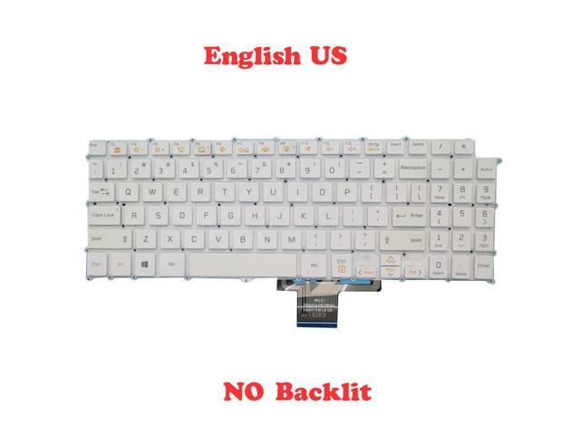 White color Keyboard For 15Z970 HMB8155ELB13 AEW73809811 Backlit ...