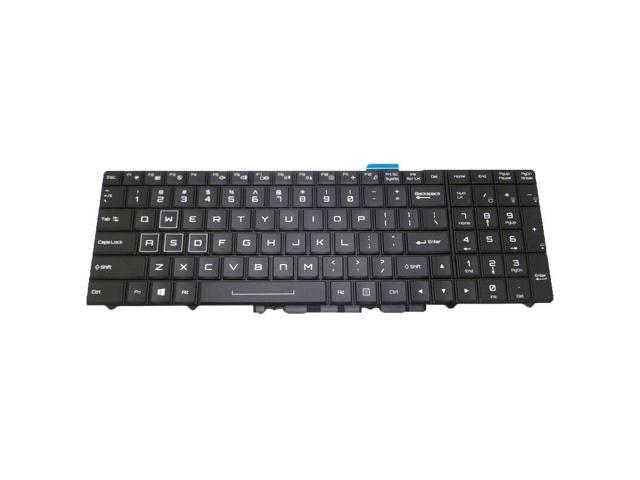 English US Laptop Keyboard For Sager NP9172 NP9173 NP9175 NP9176 ...