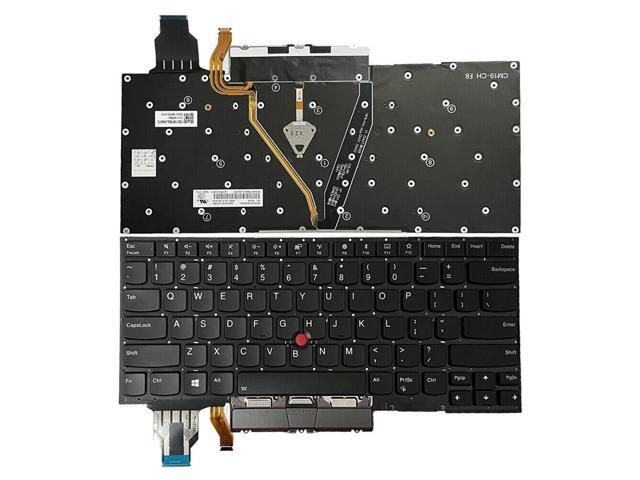 Backlit keyboard US grey touchpad for Lenovo ThinkPad X1 Yoga 4th Gen ...