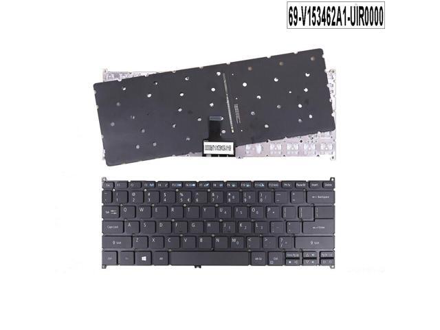 Keyboard for Acer aspire R14 R5-471T R5-431T R7-372T BLACK (Backlit ...