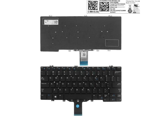 Keyboard for DELL e5280 e7280 BLACK For win 8 US - Newegg.com