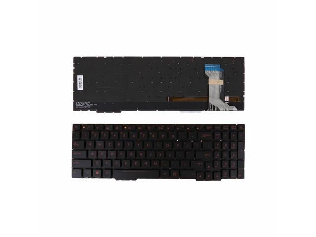 US Keyboard for Asus GL553VE ZX553VD fx53 FX553VD Backlit Red Printing ...