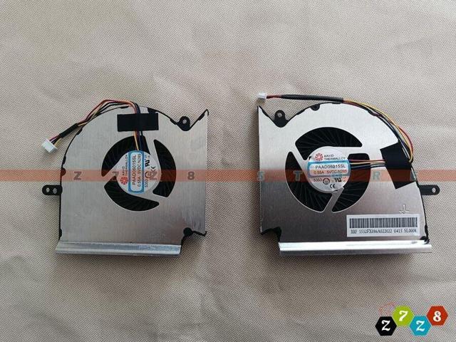 Gpu and Cpu cooling fan for MSI GE75 Raider 10SE 10SF 8RE 8RF 9SE 9SF ...
