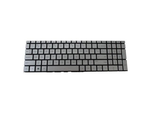 Non-Backlit Silver color Keyboard For HP Pavilion 15-EH 15Z-EH 15-EG ...