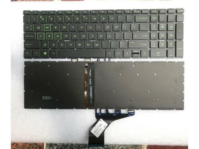 US Green Backlit Keyboard for HP Pavilion 17-CD 17T-CD000 17-CD0010NR ...