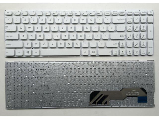 US White color Keyboard for Asus X541 X541S X541SC X541SA X541UA X541UV ...