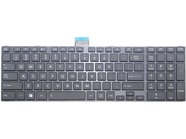 US Black Keyboard for Toshiba Satellite S855-S5164 S855-S5165 S855 ...
