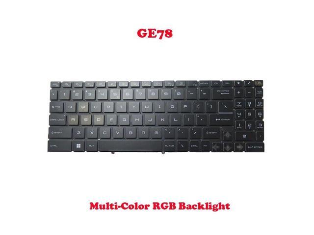 Multi-Color RGB Backlight Keyboard For MSI RaiDEr GE78 HX 13VI 13VH ...