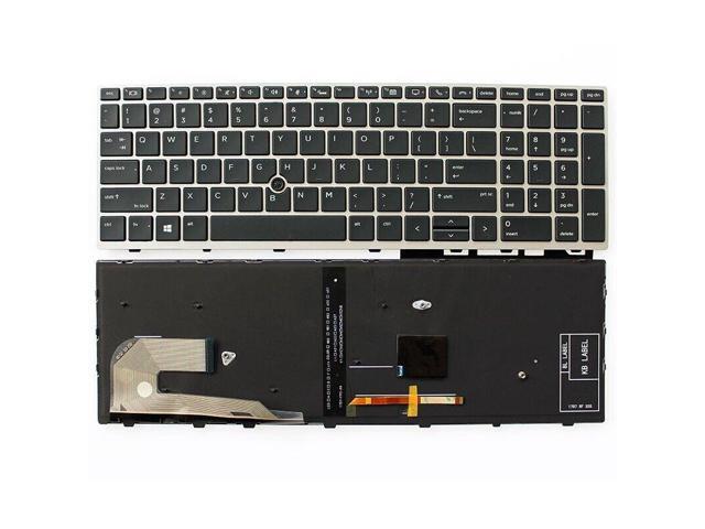 Laptop US Keyboard For HP ZBook 15u G5 ZBook 15u G6 Backlit With Point ...