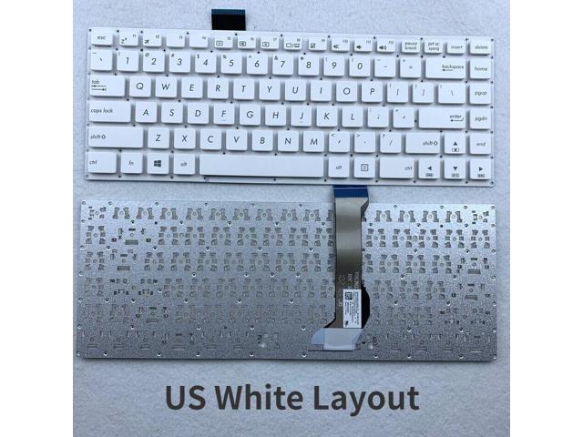 US Latin White color Keyboard For ASUS E402 E402M E402MA E402SA E402S ...