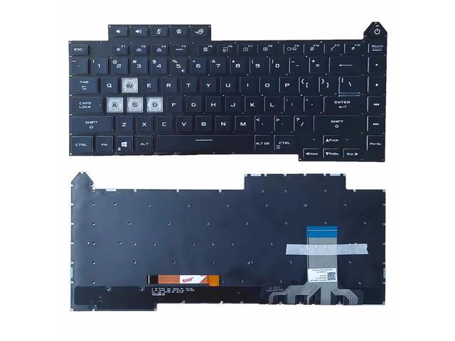 Single backlight type wide backlight ribbon US Keyboard For ASUS ROG ...