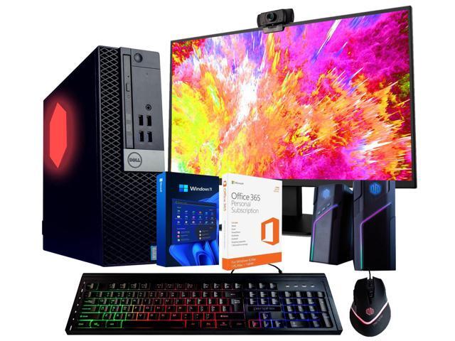 Refurbished: Dell Optiplex 5060 (RGB) Desktop Bundle | Quad Core Intel ...