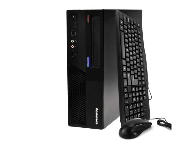 Refurbished: Lenovo Black ThinkCentre M58 Desktop Intel Core 2 Duo ...